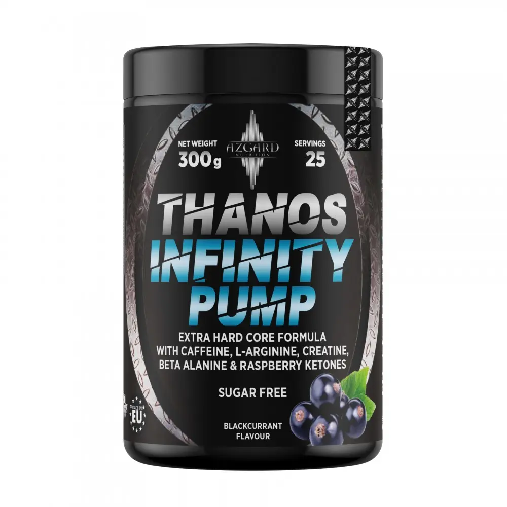 AZGARD NUTRITION Pre-Workout Thanos Infinity pump, Crna ribizla, 300g