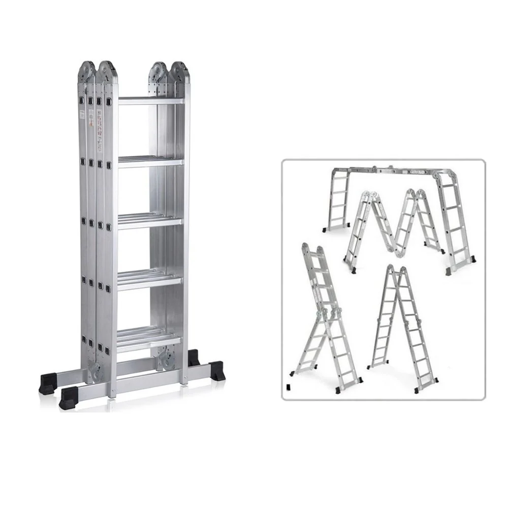 Zglobne aluminijumske merdevine 4×5