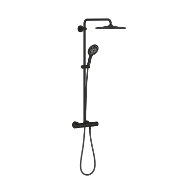 Grohe RainShower SmartActive termostatski usponski tuš Phantom Black 22119KF0