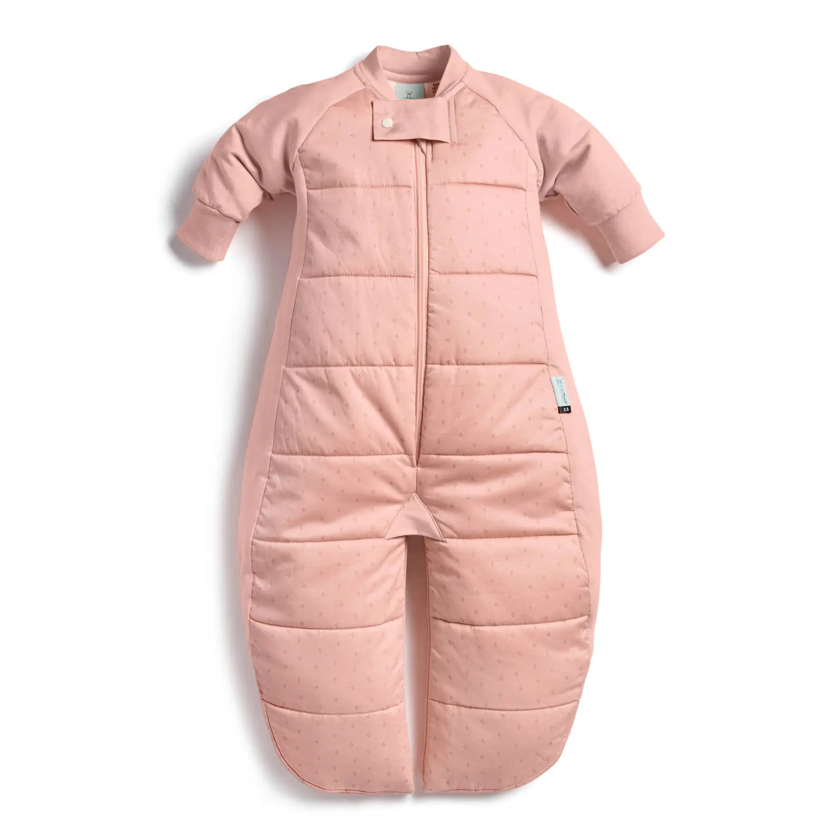 ERGO POUCH Vreća za spavanje sa mogućnošću odvajanja nogavica 3-12 m Sleep Suit Bag TOG 2.5 roze