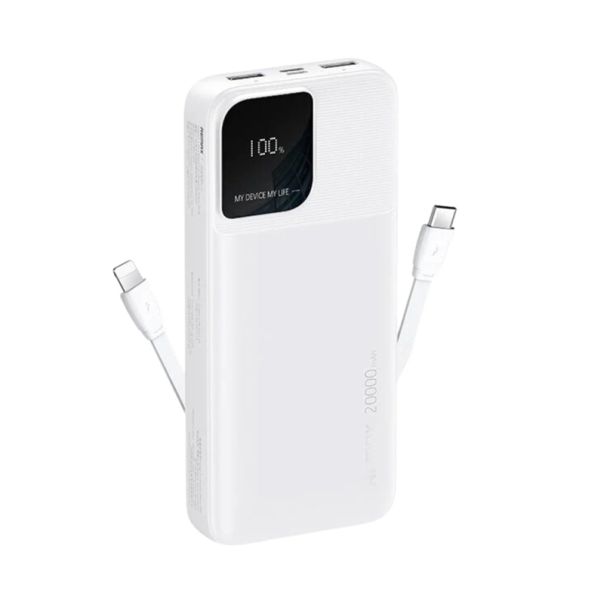 REMAX Power Bank Rellaen Series RPP-658 brzo punjenje 20000mAh 2.4A, bela