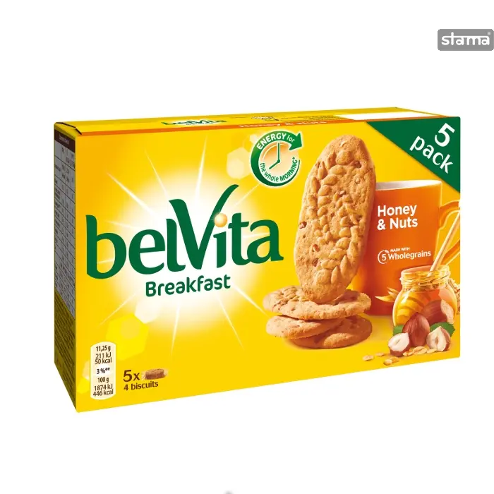 BELVITA Kolači od žitarica MED&ORAŠI 225g