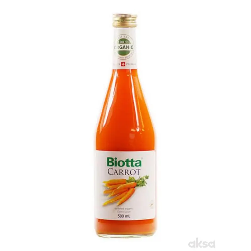 BIOTTA Organski sok od šargarepe - 500 ml.