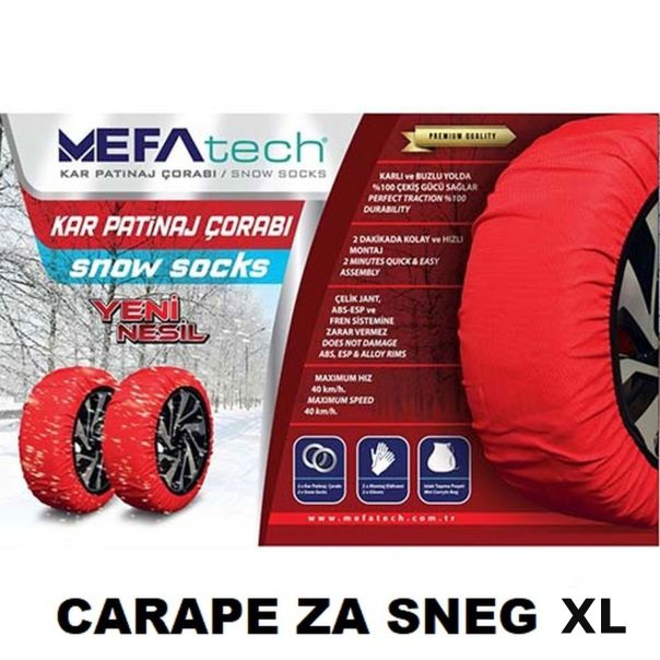 888 CAR ACCESSORIES Čarapa za sneg veličina xl 2kom