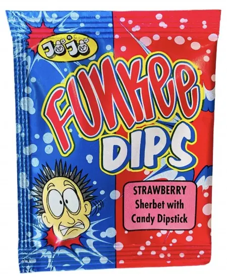 JOJO Funkee dips sa ukusom jagode,15g, 36 komada