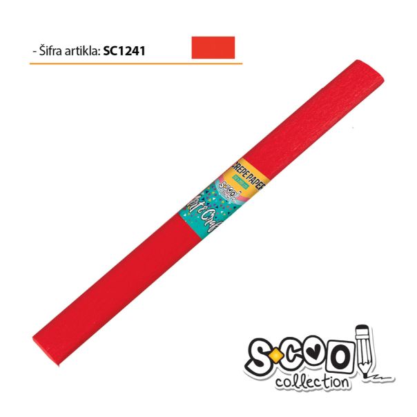 S-COOL Krep papir, terakota sc1241