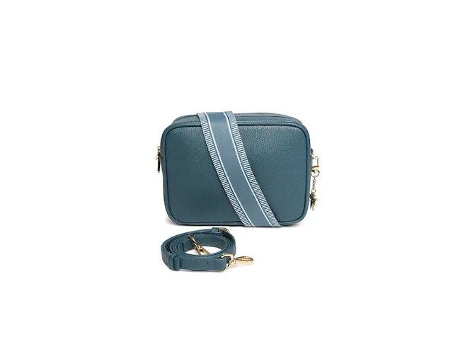 Torba - Soho, Teal, Double zipped, Crossbody