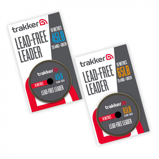 TRAKKER LEAD FREE LEADER 10M 45LB 20,44KG