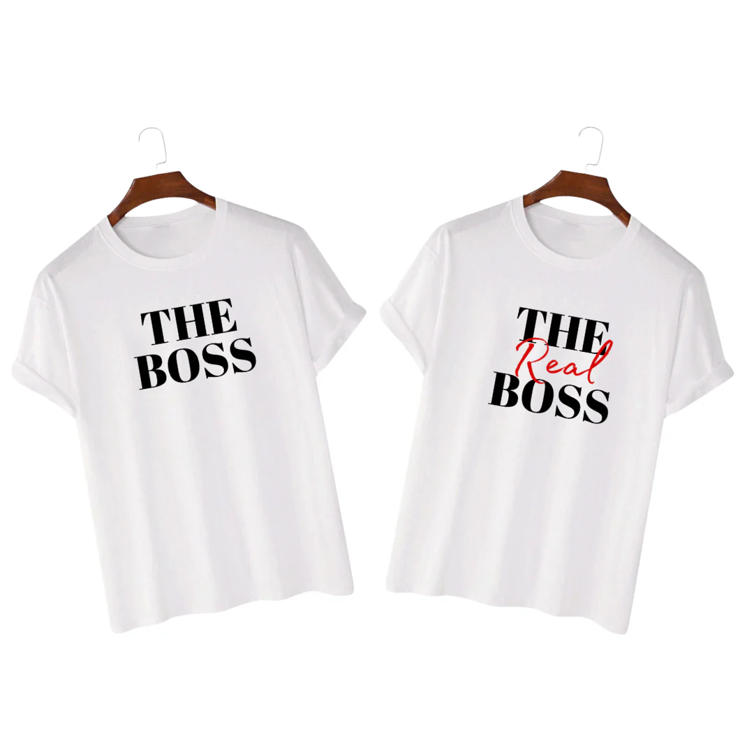 Majica za parove - The Boss & The Real Boss