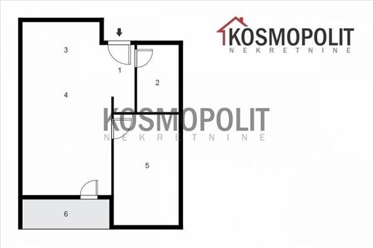 Beograd, Mirijevo, Stan, 1.5, 42m2