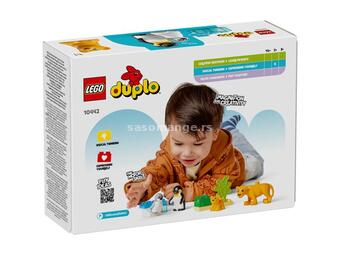 LEGO DUPLO 10442 Porodice divljih životinja: pingvini i lavovi