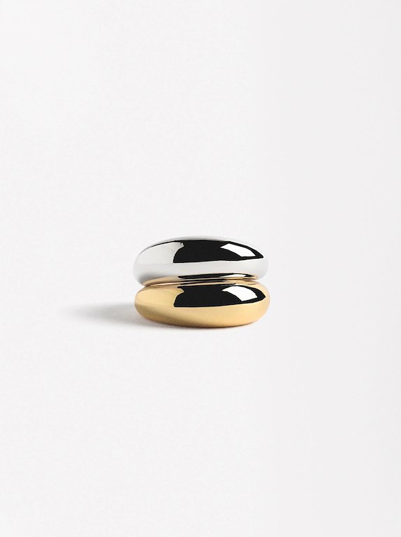 Bicolor ring set