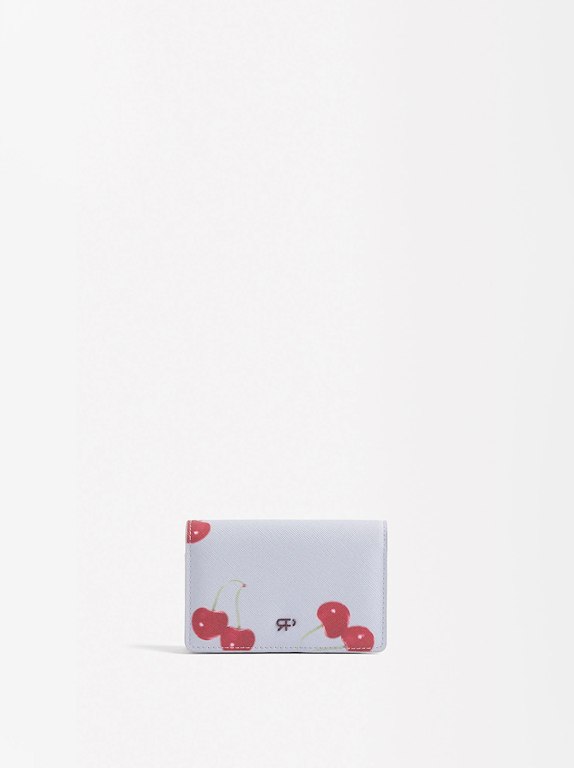 Cherry Print Cardholder