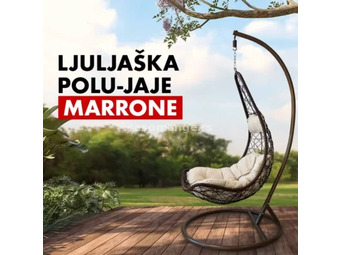 Ljuljaška polu-jaje MARRONE