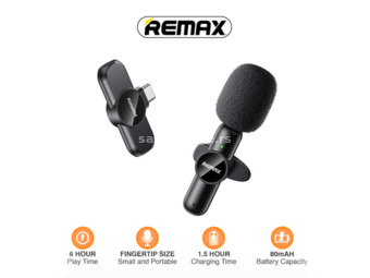 Mikrofon REMAX Ryusic Series K09 Type-C crni