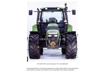 DEUTZ-FAHR AGROTRON TTV GEN. 1. (2000-2007) - POLOVAN - TOPSAVETI