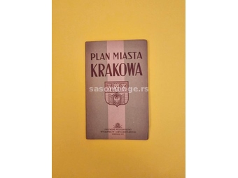 KOLEKCIONARSKI PRIMERAK plan grada Krakova