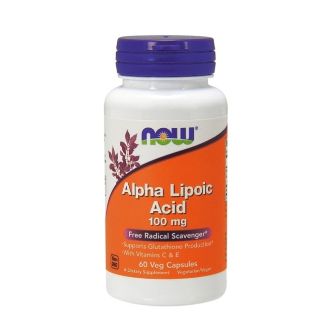 NOW ALPHA LIPOIC ACID 100MG  60 KAPSULA