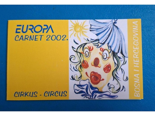 Bosna i Hercegovina 2002 Evropa Cept karnet