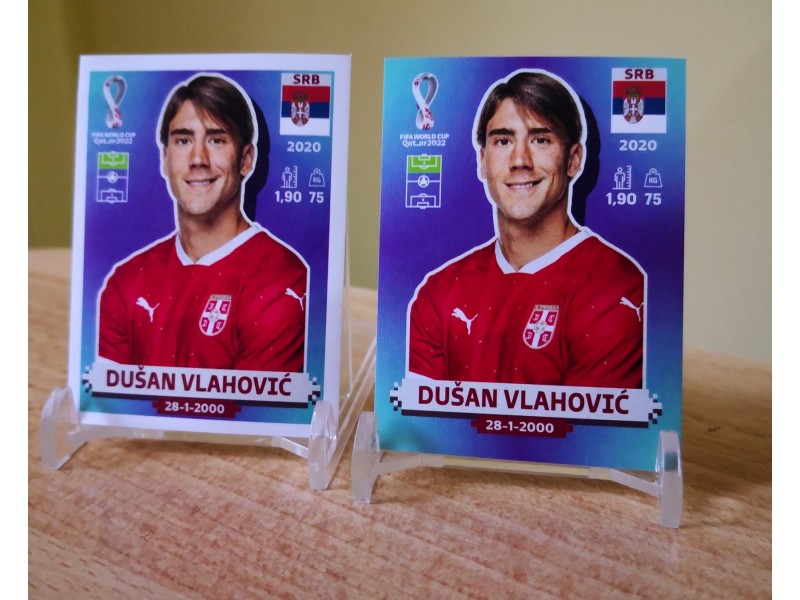VLAHOVIC QATAR 2022 LOT - USA +Europe verzija!