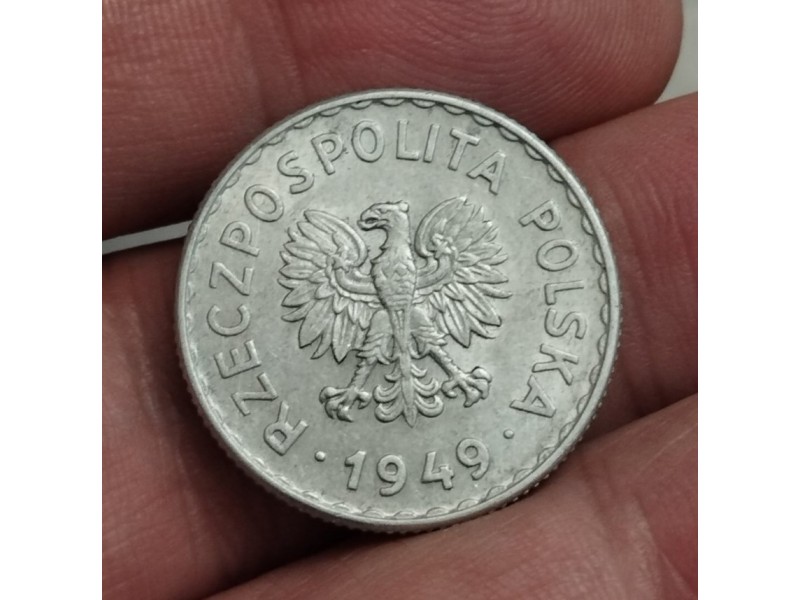 ** POLJSKA - 1 ZLOTA 1949. **