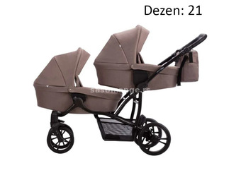 Kolica za blizance 42 NEW 2u1 dezen 21 Bebetto