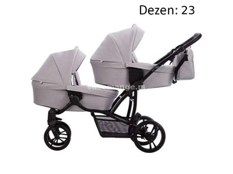 Kolica za blizance 42 NEW 2u1 dezen 23 Bebetto