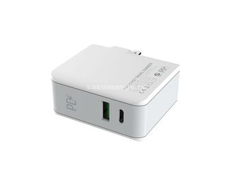 LDNIO Kućni punjač A4403C USB + PD 30W Type C na lightning/ bela