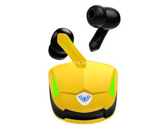 Slušalice AULA F108 Bluetooth Yellow bubice