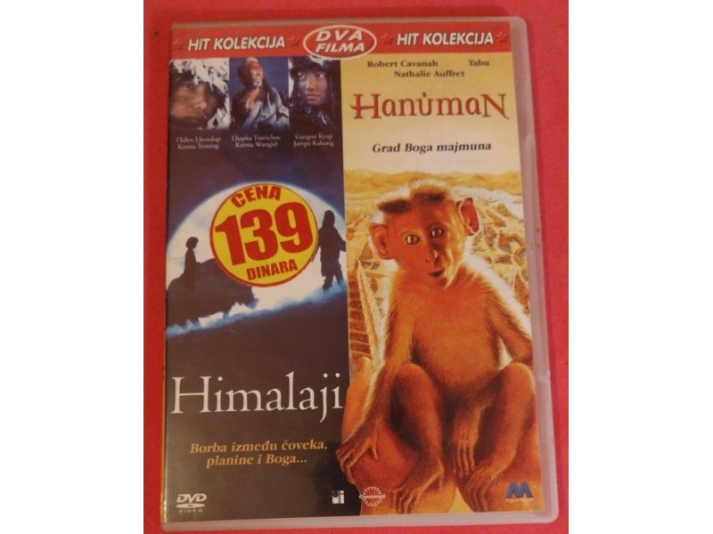 DVD Himalaji i Grad Boga majmuna