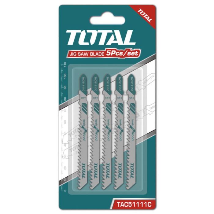 TOTAL TAC51111C testerice za ubodnu testeru za drvo 5kom 100mm