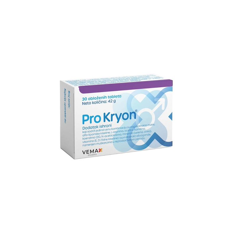 Pro Kryon® 30 Tableta; Muški Infertilitet