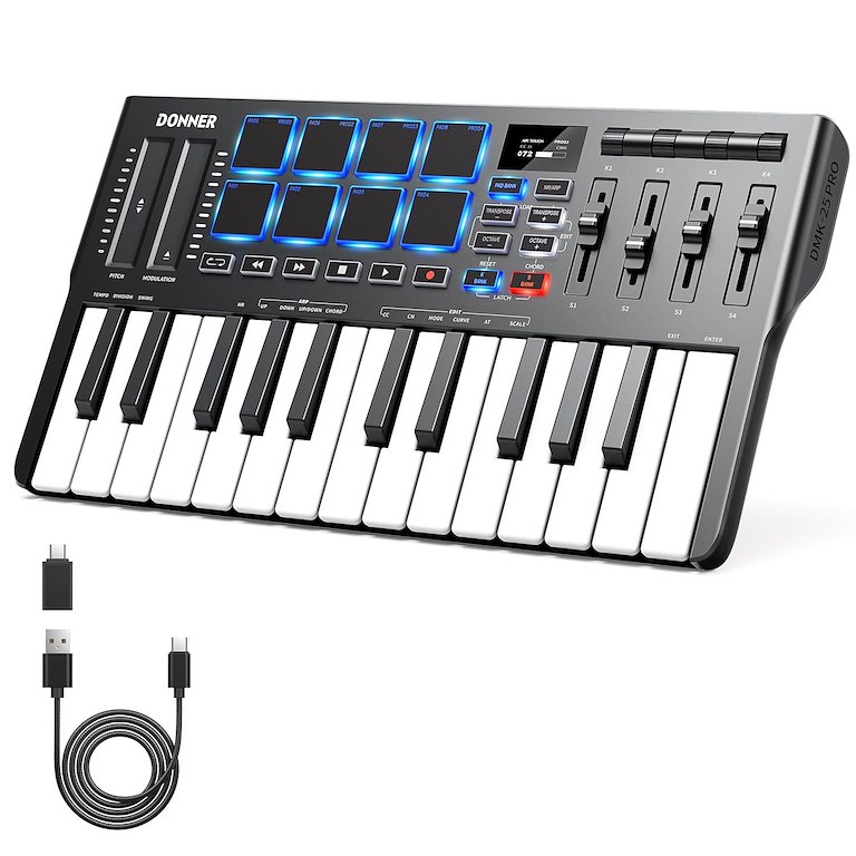 Donner DMK 25 PRO Midi klavijatura