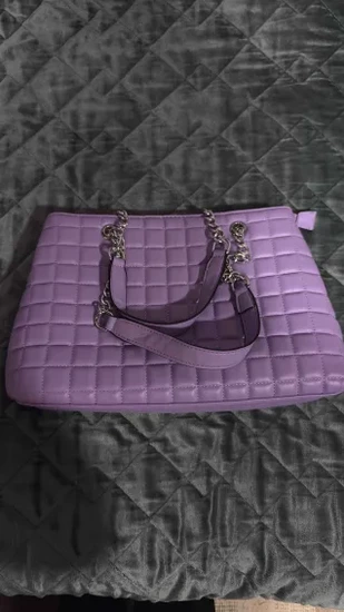 Ljubicasta tote torba