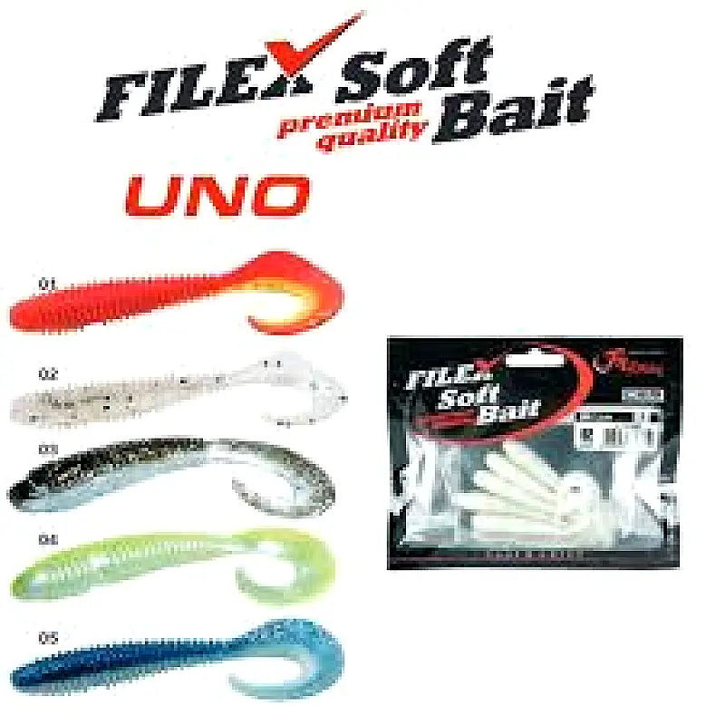 FIL FISHING FILEX SOFT BAIT UNO 3 (80-7867)