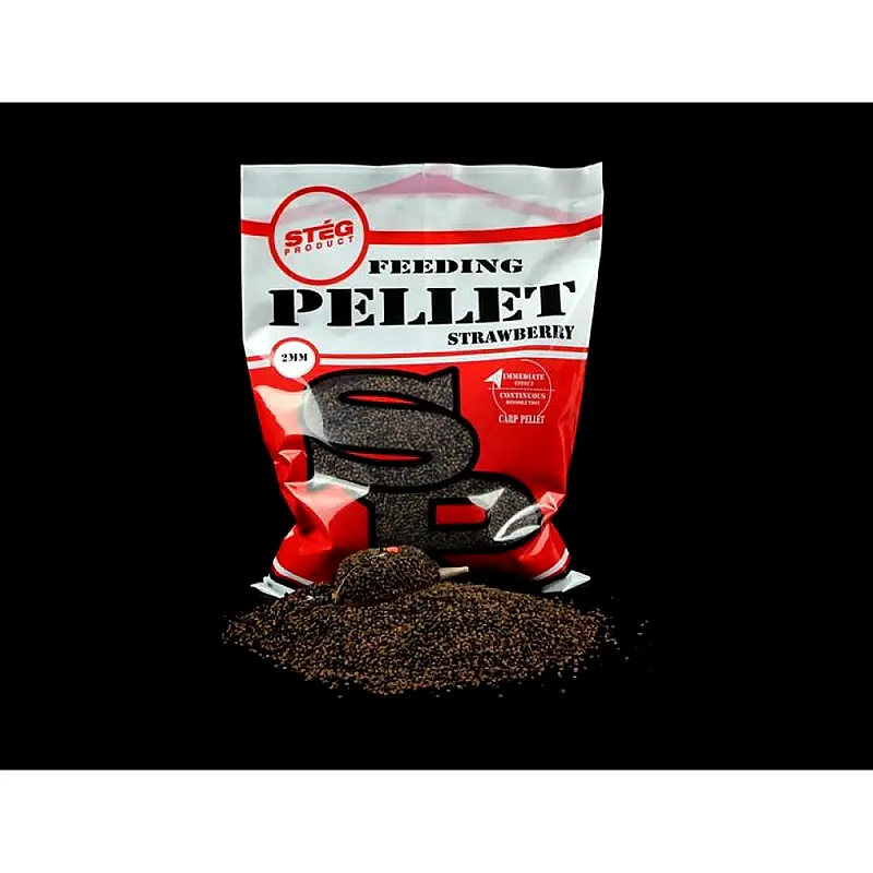 STEG FEEDING PELLET 2mm STRAWBERRY 800g (SP150202) 51400