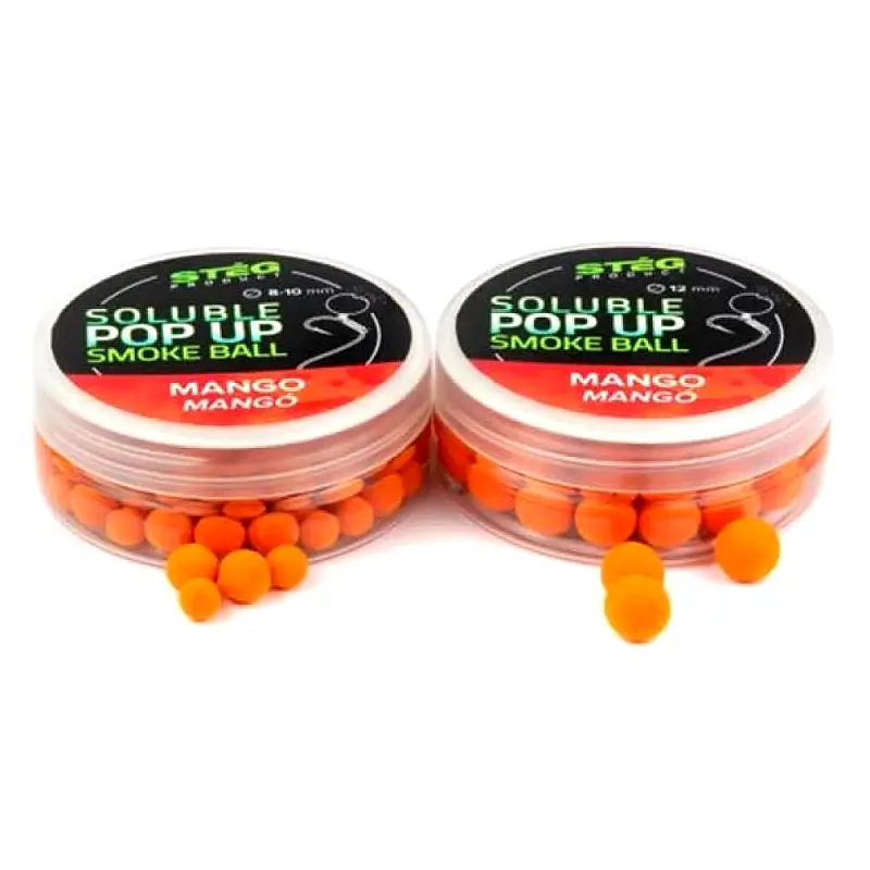 STEG SOLUBLE POP UP SMOKE BALL 12mm MANGO 25g (SP172125)