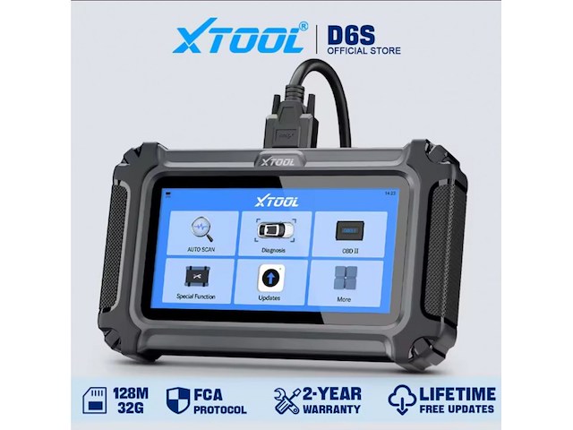 Xtool D6S OBD2 - 30 Resets CAN FD Auto Dijagnostika