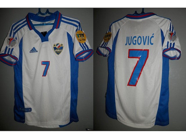 Jugoslavija dres (EURO 2000) Jugović 7 Yugoslavia Beli