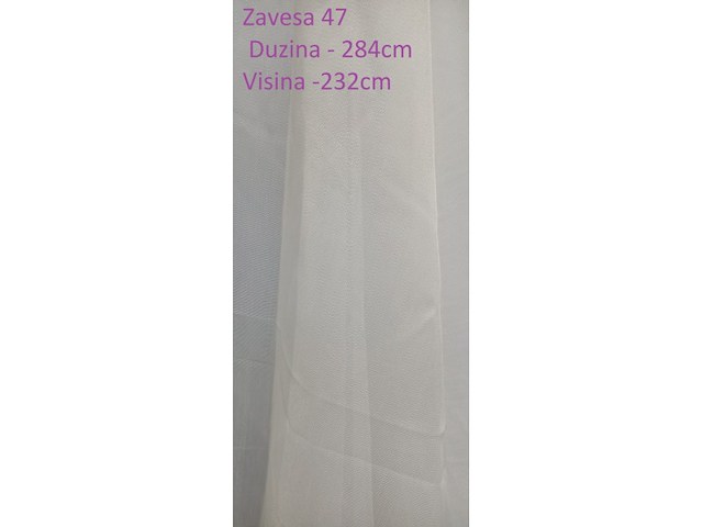 Zavesa 47 Lan Duzina - 284cm Visina -232cm