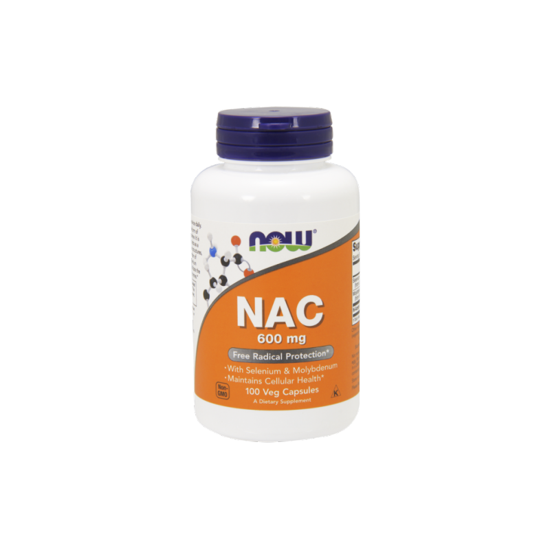 NAC-Acetyl Cysteine, 600mg, 100 Veg Kaps