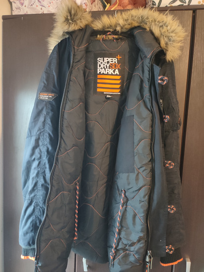 Super Dry muska parka, vel XL