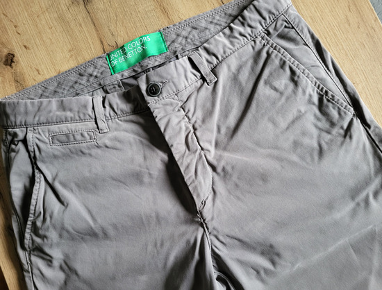 BENETTON sive slim pantalone 48/M