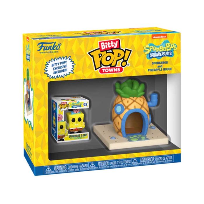 Figura Funko Bitty POP! Town: Sponge Bob Squarepants - Sponge Bob and Pineapple