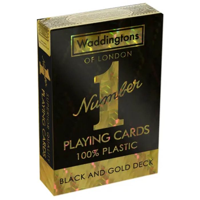 Karte Waddingtons No. 1 - Black and Gold - Playing Cards