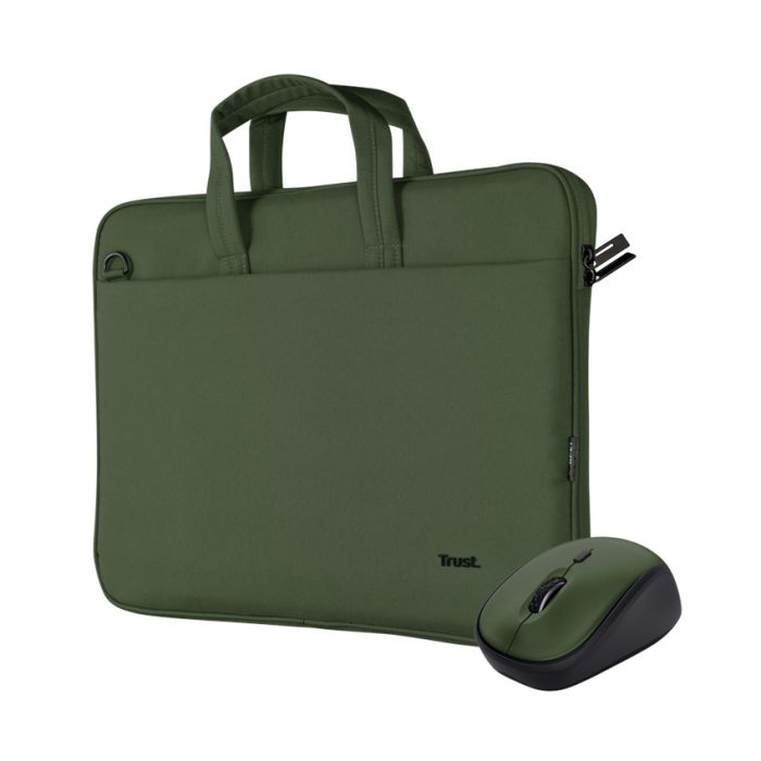 Torba za laptop + miš Trust Bologna 16” Green