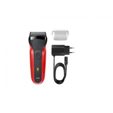 BRAUN SHAVER 300 BLK/RED