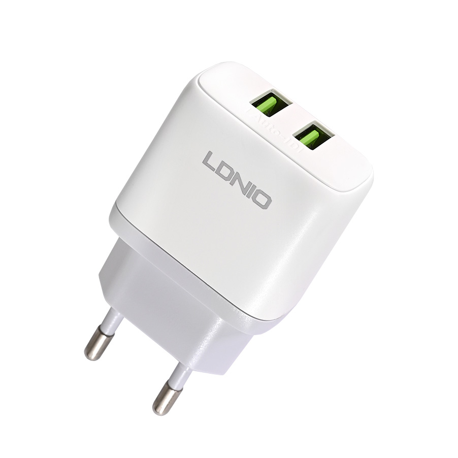 Kucni punjac LDNIO A2221 2xUSB, 12W beli