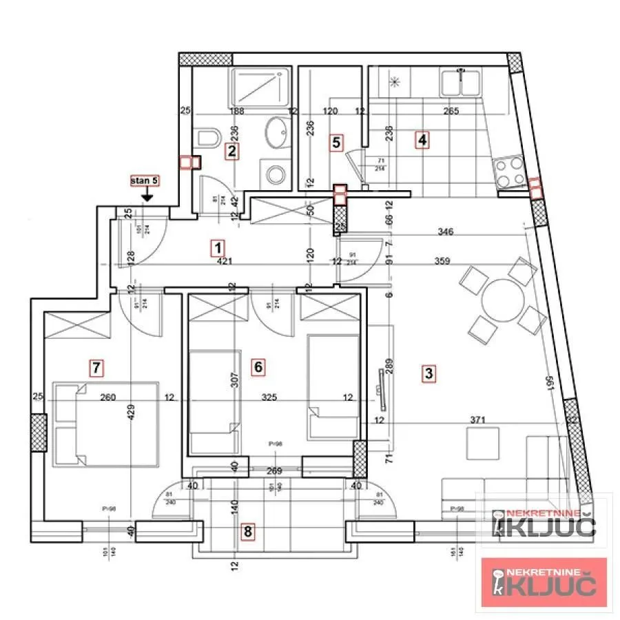 Prodaja, trosoban stan, 65m2, Podbara, Novi Sad, Novi Sad