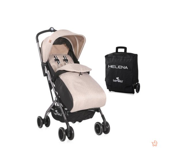 Kolica za bebe Lorelli Bertoni, Helena-Dark Beige